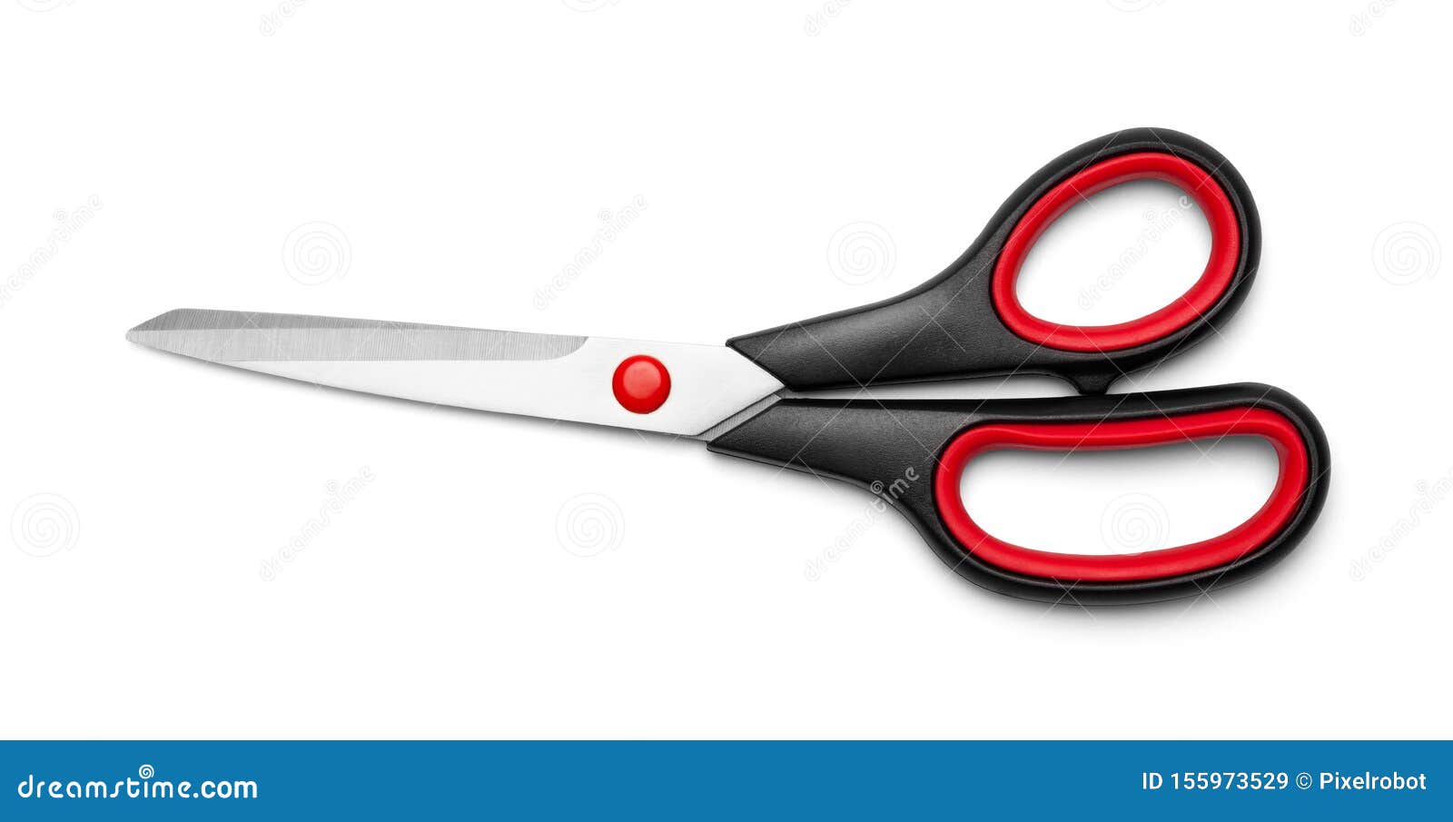 Closed Scissors stock image. Image of white, fabric - 155973529