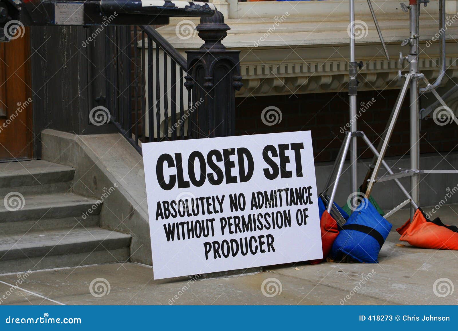 Closed set stock image. Image of movie, sets, studios, hollywood - 418273