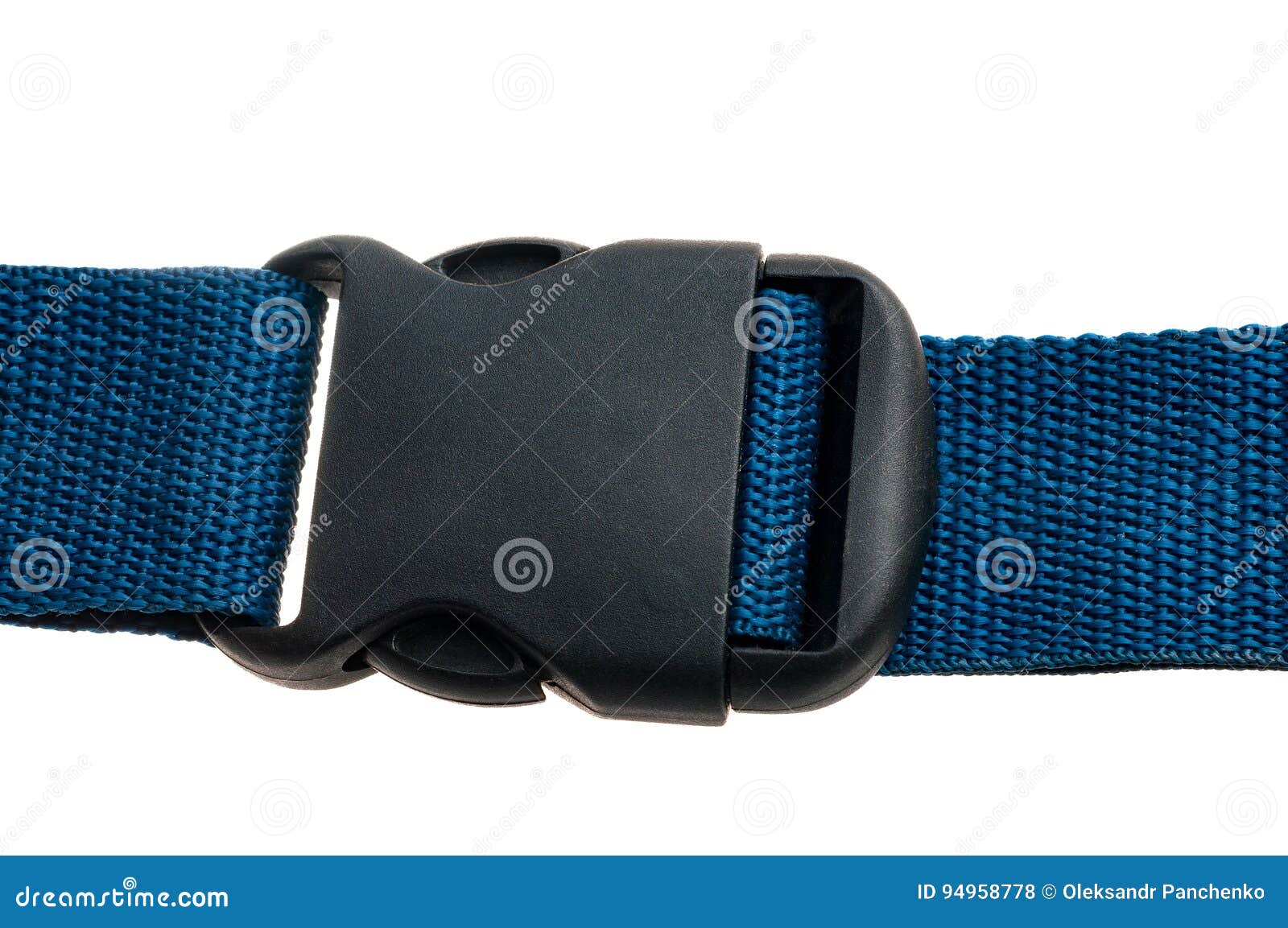 Closed Side Release Buckle on White Background Stock Photo - Image of ...