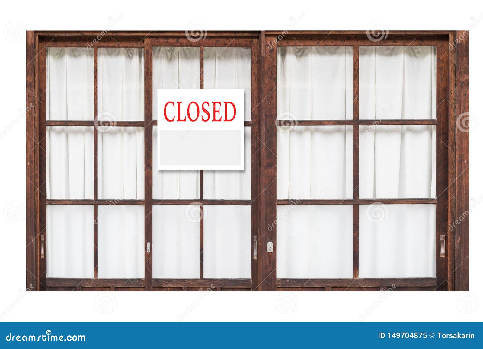 Closed Sign board stock image. Image of sign, concept - 149704875