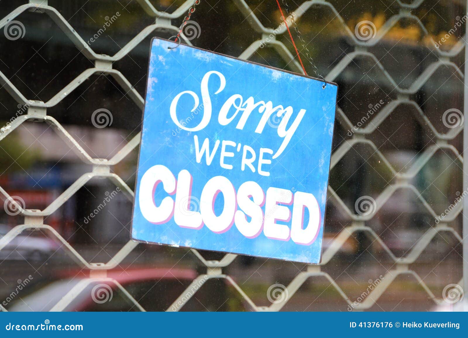 Closed stock photo. Image of bankruptcy, locked, door - 41376176