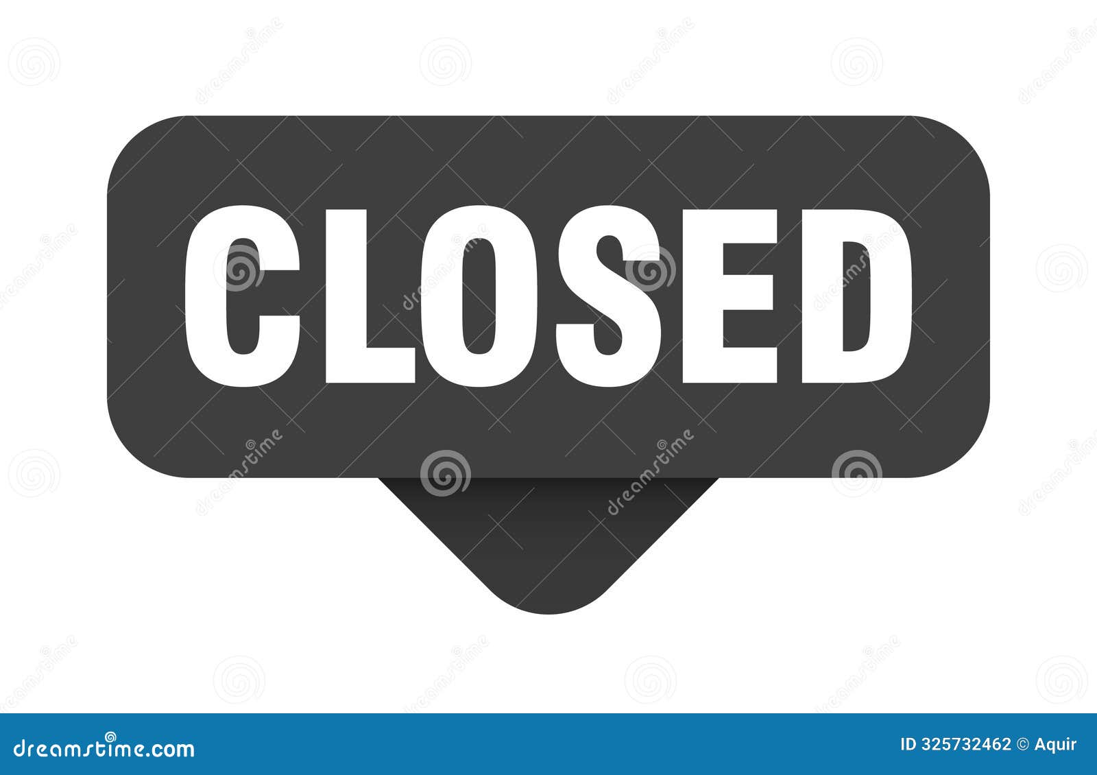 Closed Sticker. Closed Sign on Transparent Background Stock Vector ...