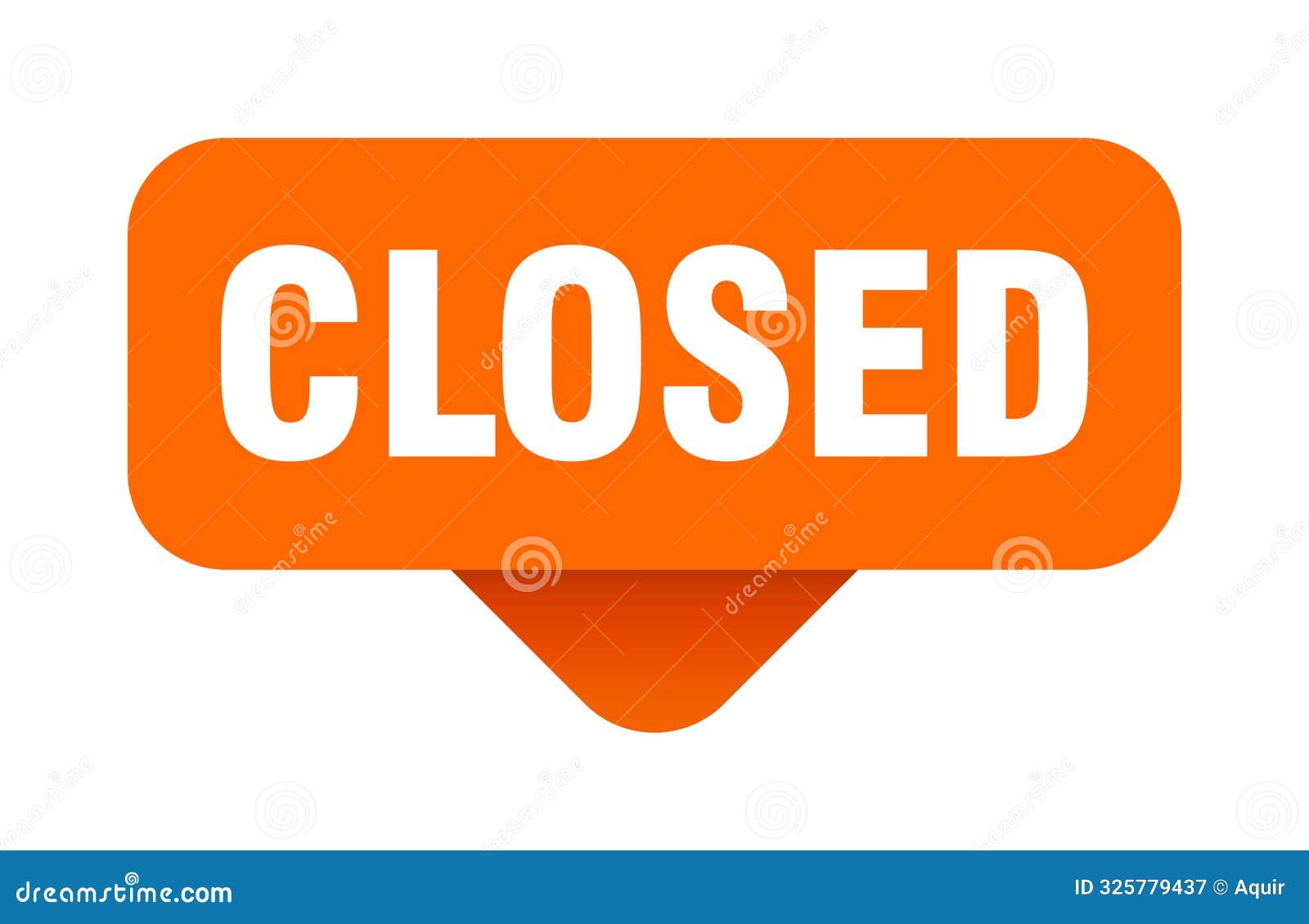 Closed Sticker. Closed Sign on Transparent Background Stock Vector ...