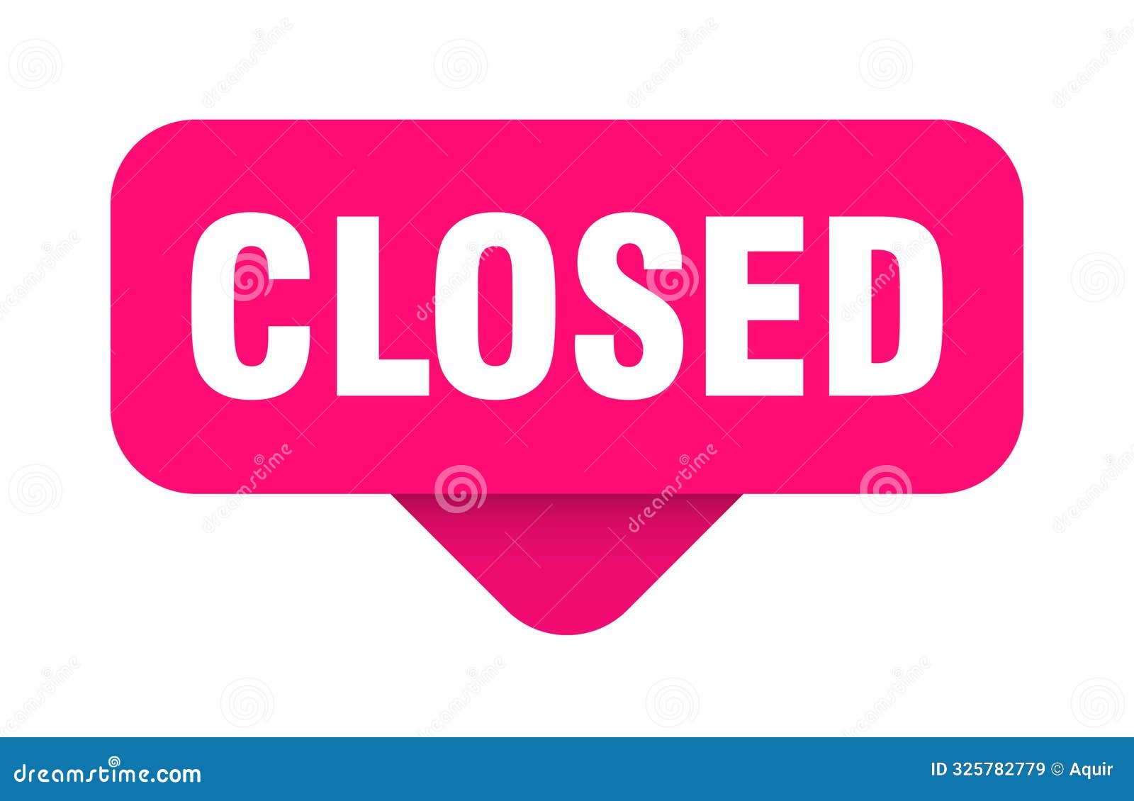 Closed Sticker. Closed Sign on Transparent Background Stock Vector ...