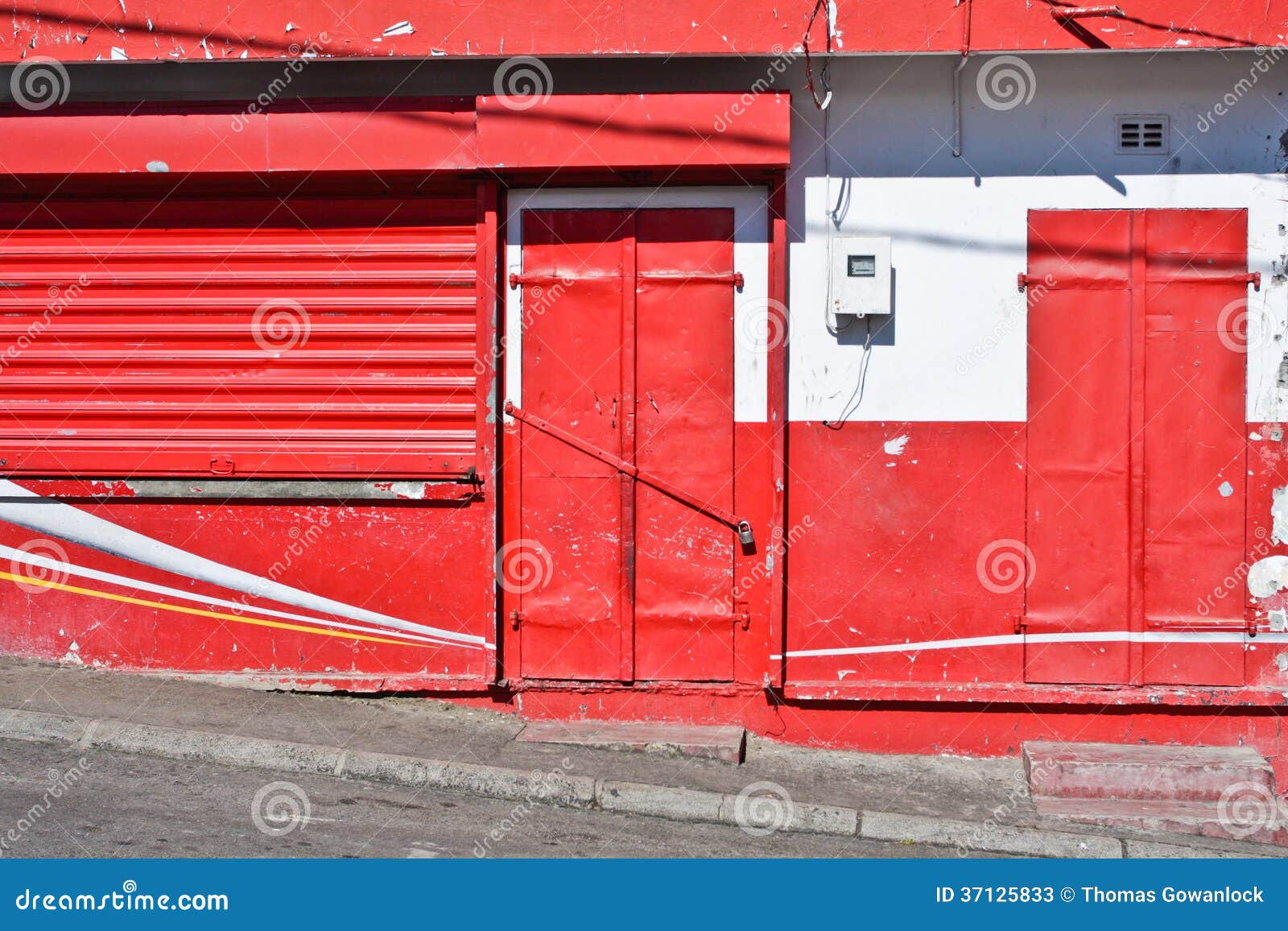 Closed store stock image. Image of colour, metal, hill - 37125833