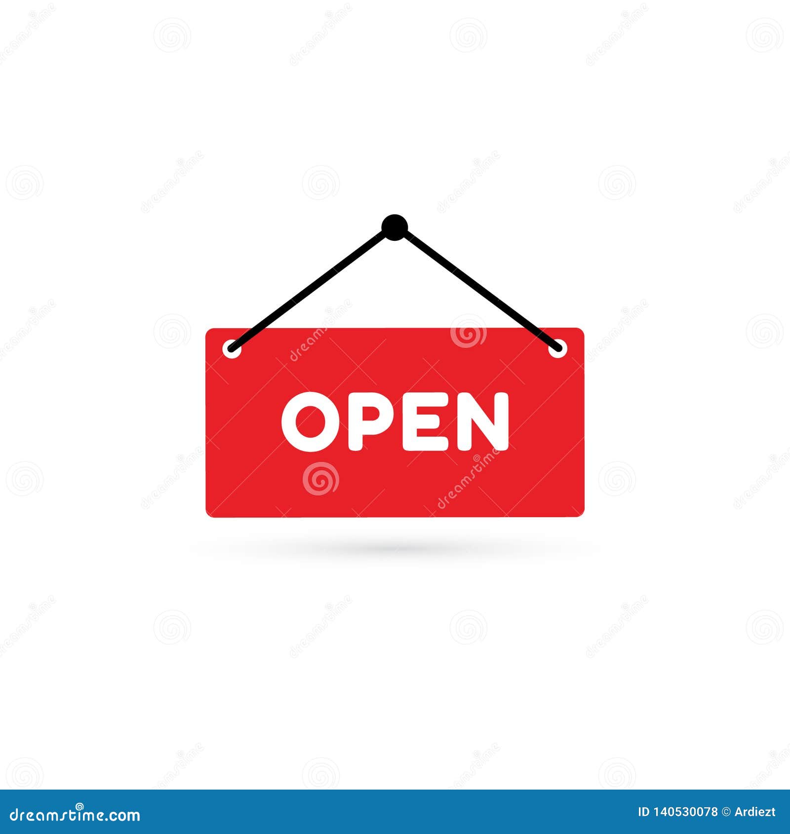 Closed Store Sign for Shop. Simple Closed Sign Concept Stock Vector ...