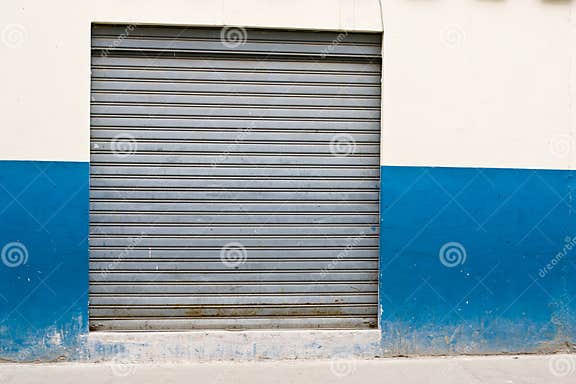 Closed Storefront in Downtown Stock Photo - Image of downtown, locked ...
