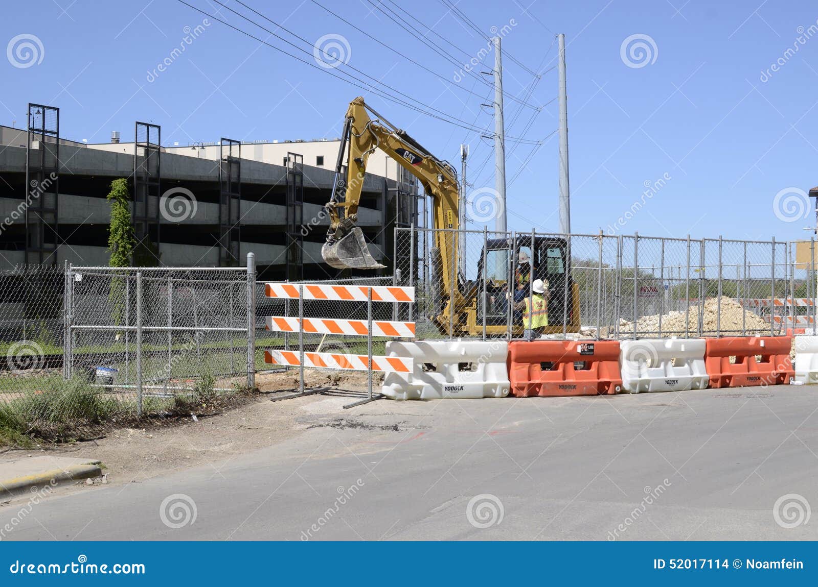 Closed Street Due To Construction Editorial Stock Image - Image of ...