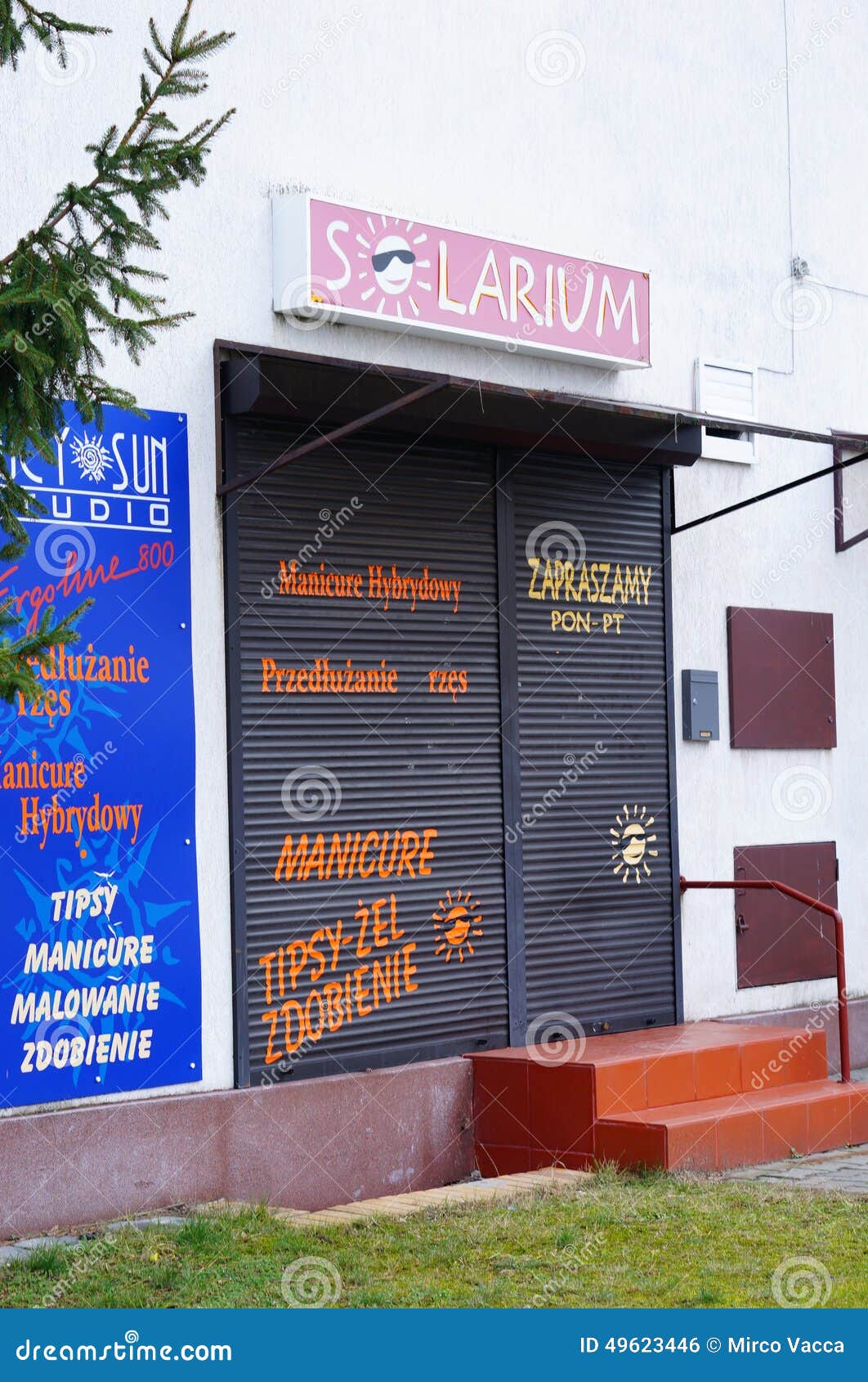 Closed studio editorial photo. Image of solarium, poland - 49623446