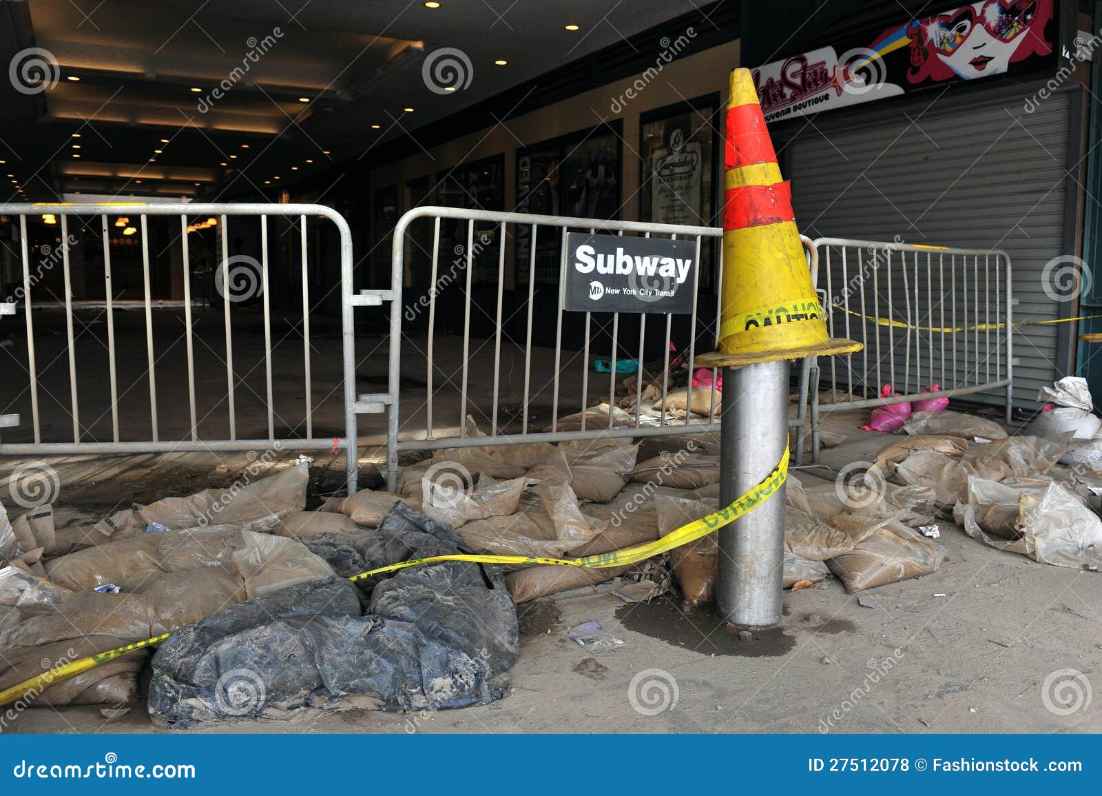 Closed Subway in the Coney Island Editorial Stock Photo - Image of back ...