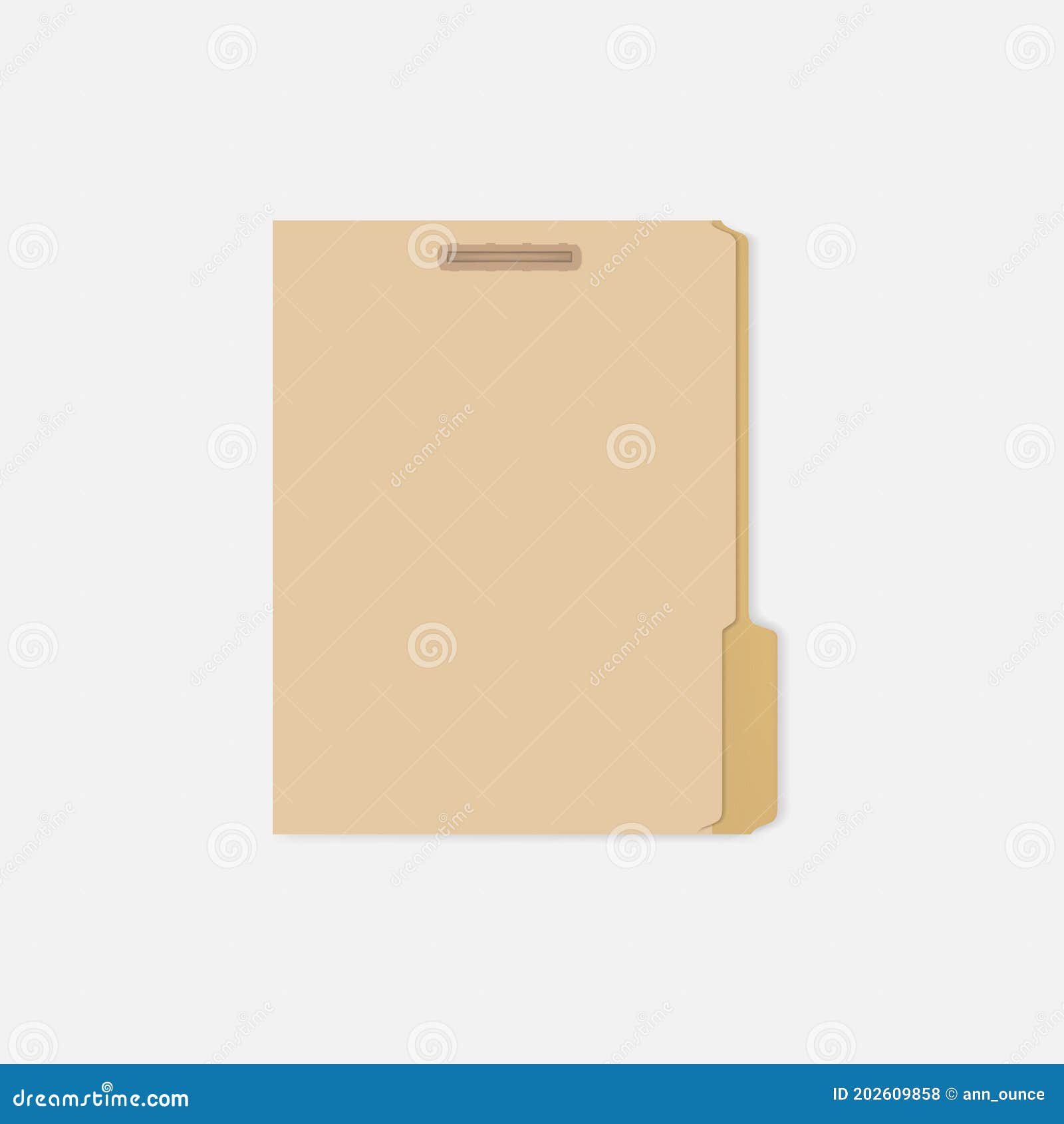 Clear Tabbed Plastic File Folder On Transparent Background Realistic ...