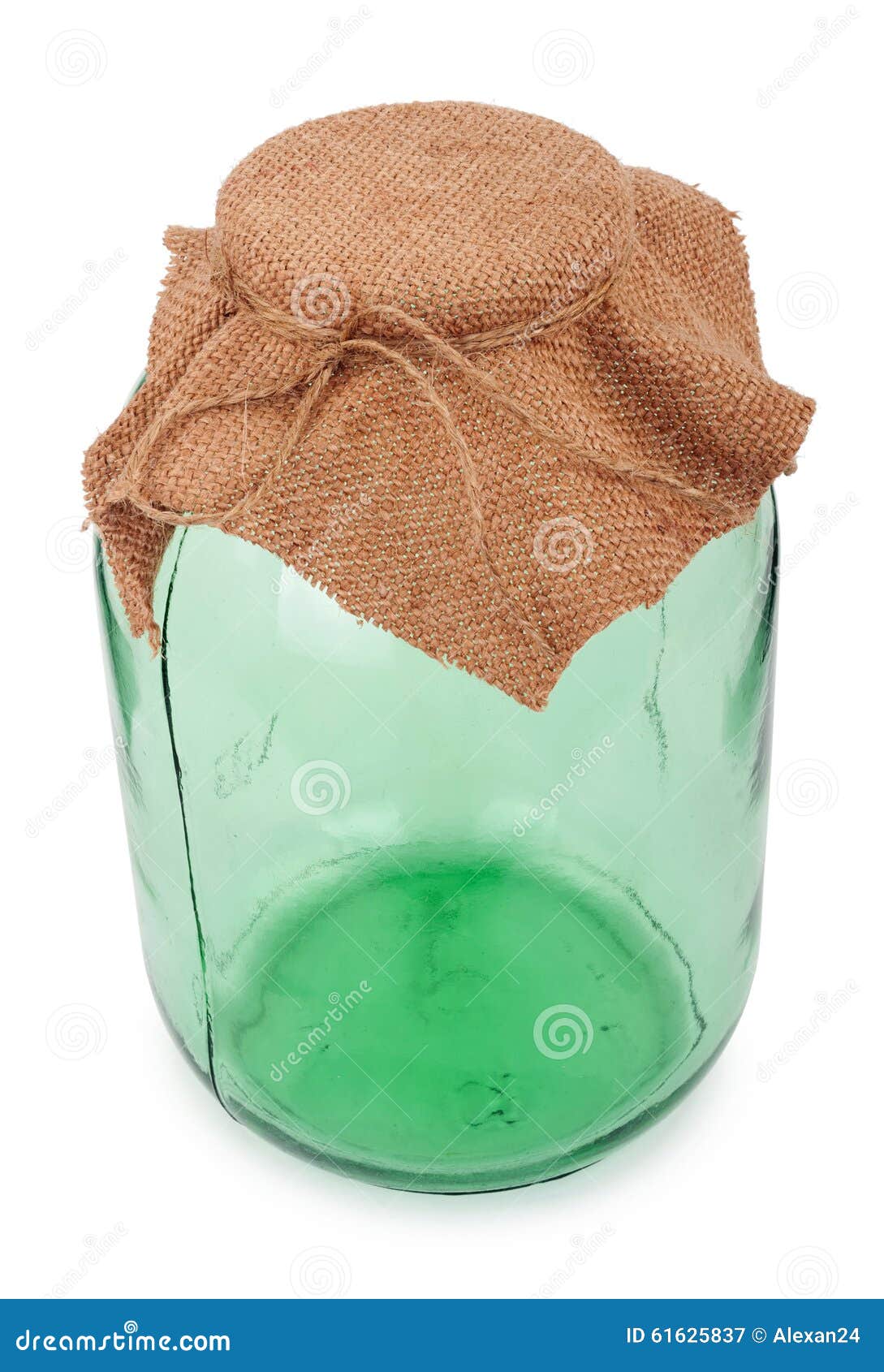 Liter Glass Jar. Isolation With Clipping Paths Royalty-Free Stock Photo ...