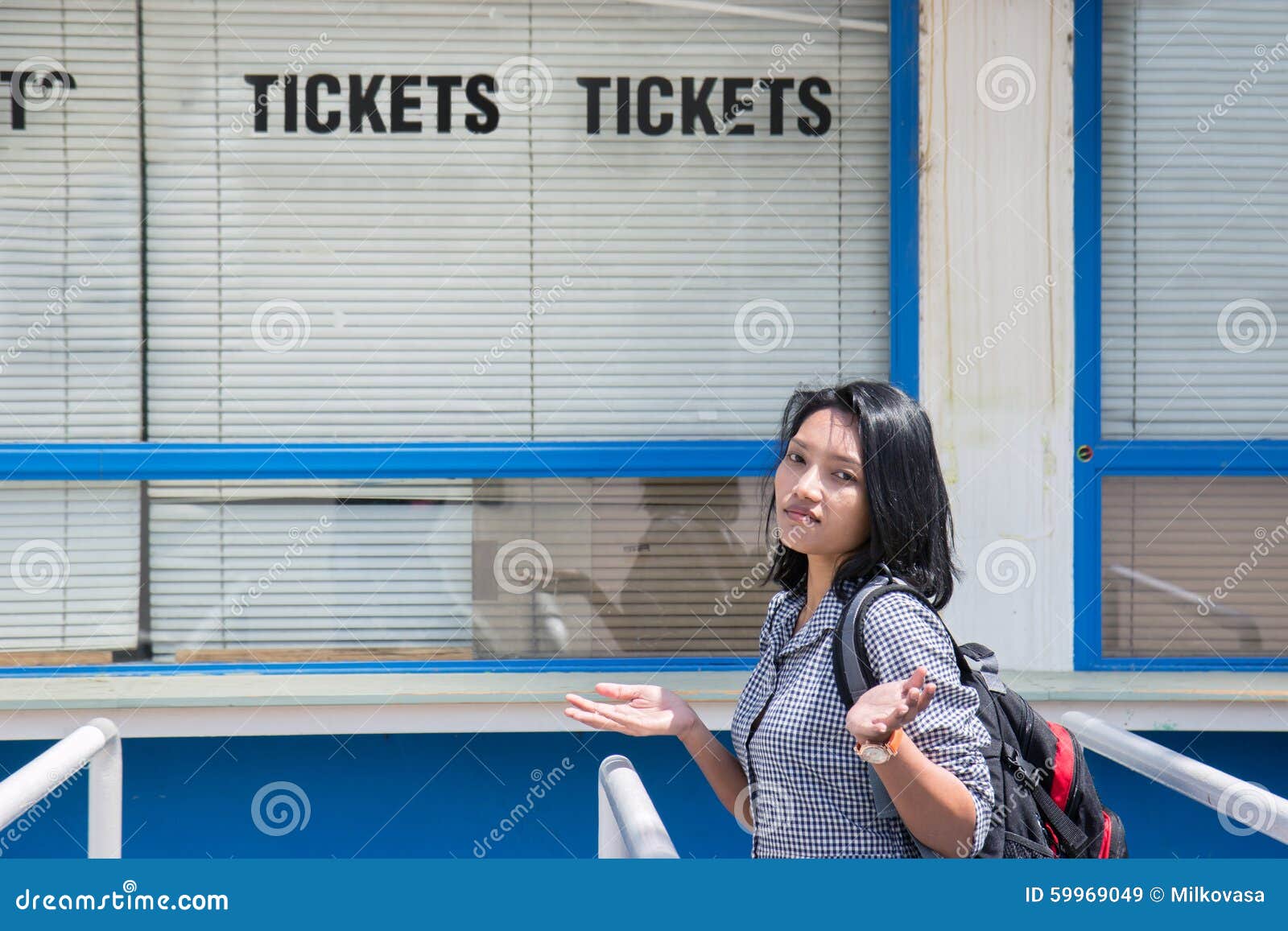 The closed ticket office stock image. Image of museum - 59969049