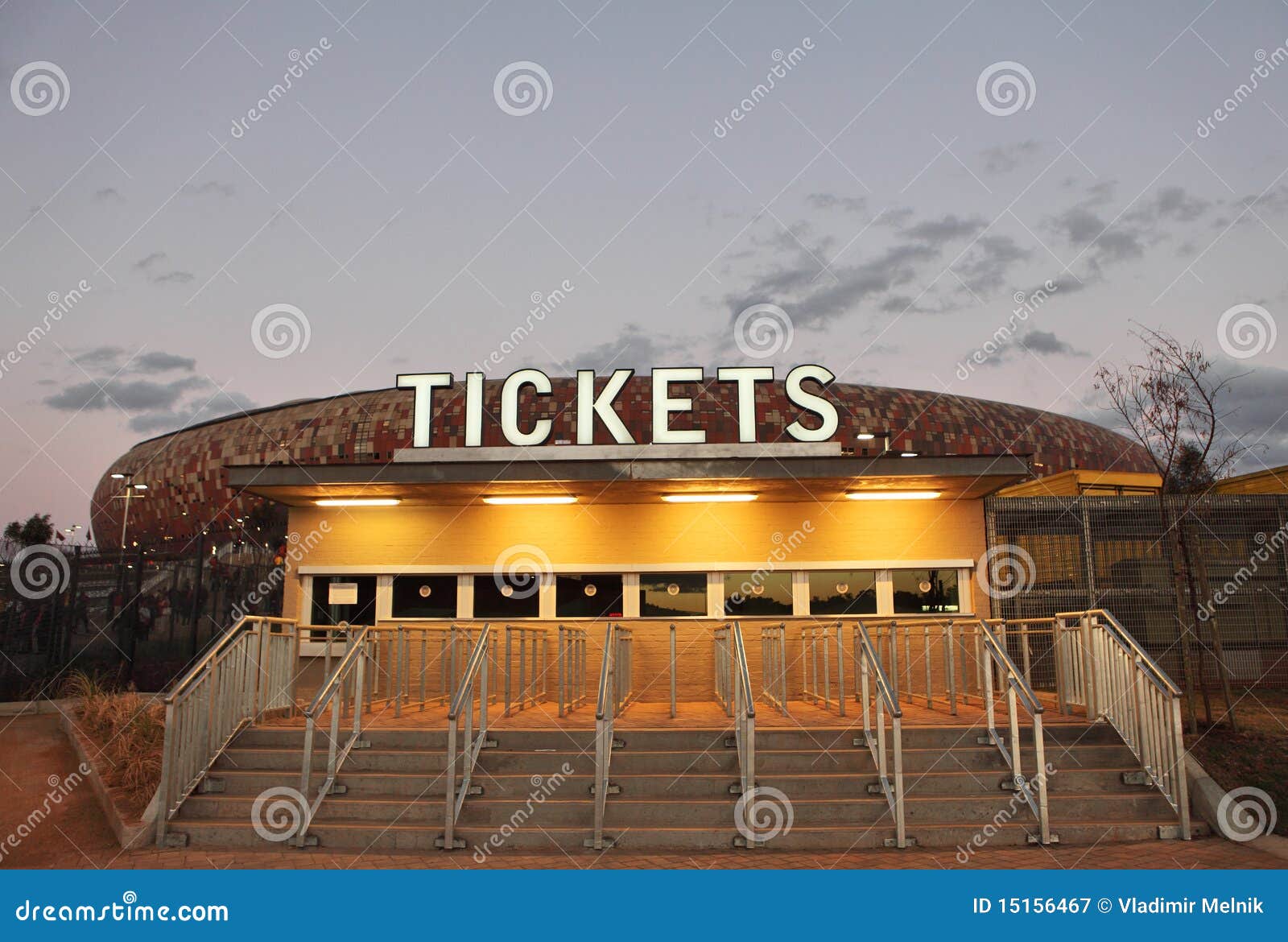 Closed Ticket Offices Of The Euro 2020 Football Championship In St ...