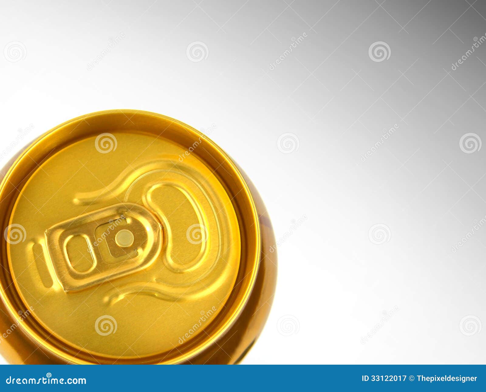 Closed tin of beer stock image. Image of metal, drink - 33122017