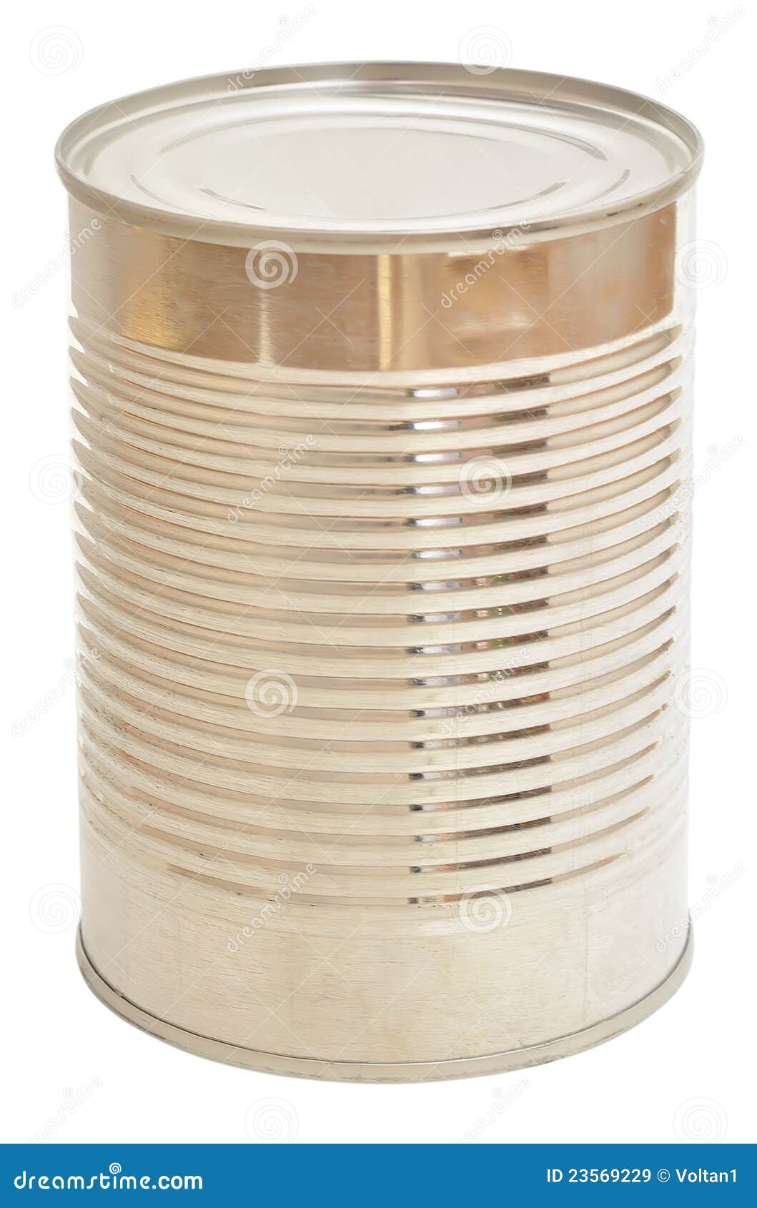 Closed tin can stock image. Image of product, pack, canister - 23569229