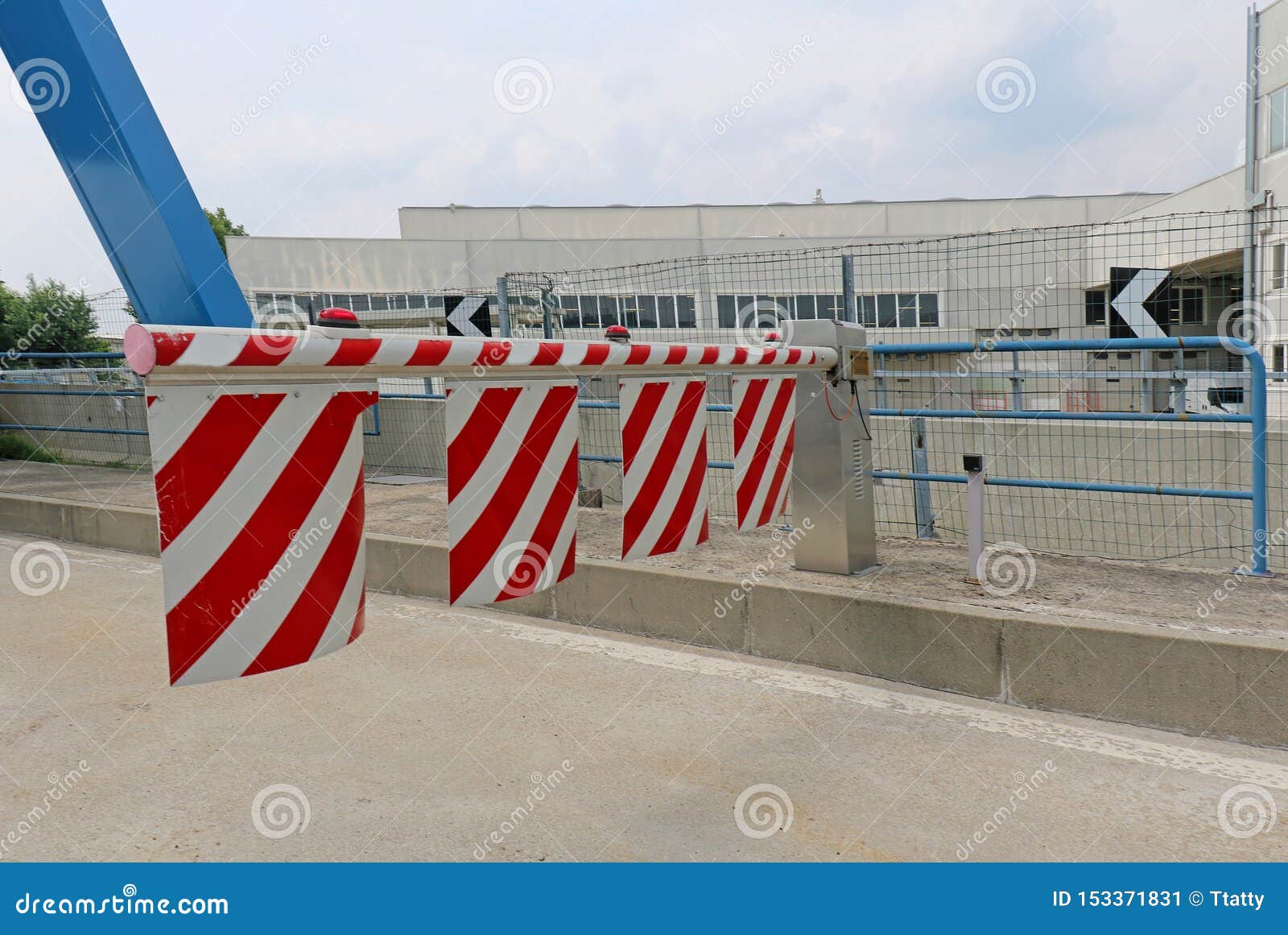 Closed toll ramp stock image. Image of ramp, transportation - 153371831