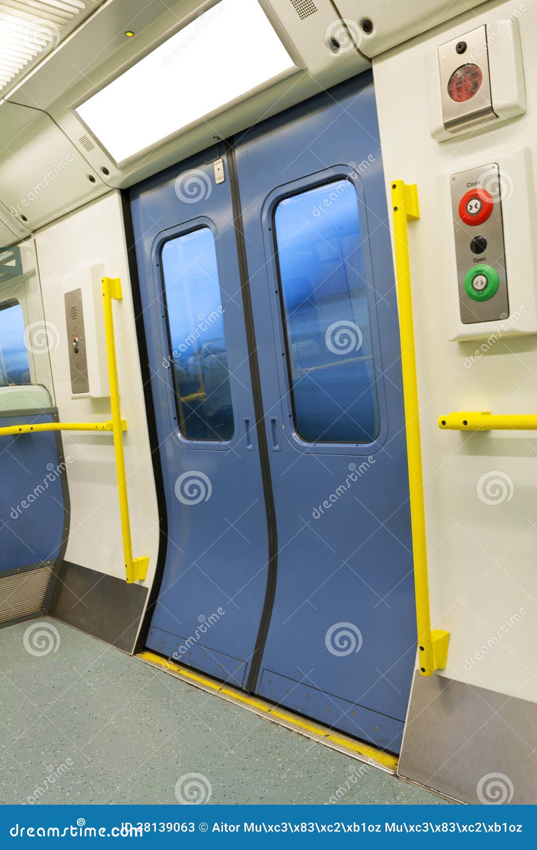 Closed Train Door stock image. Image of life, indoors - 38139063