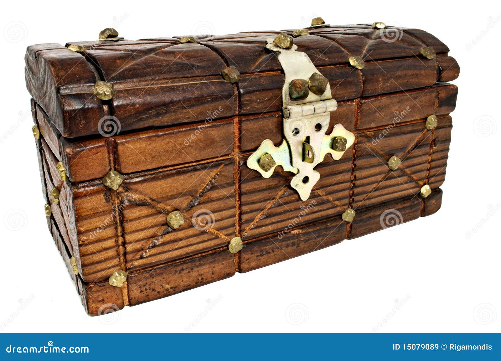 Closed treasure chest stock image. Image of white, chest - 15079089