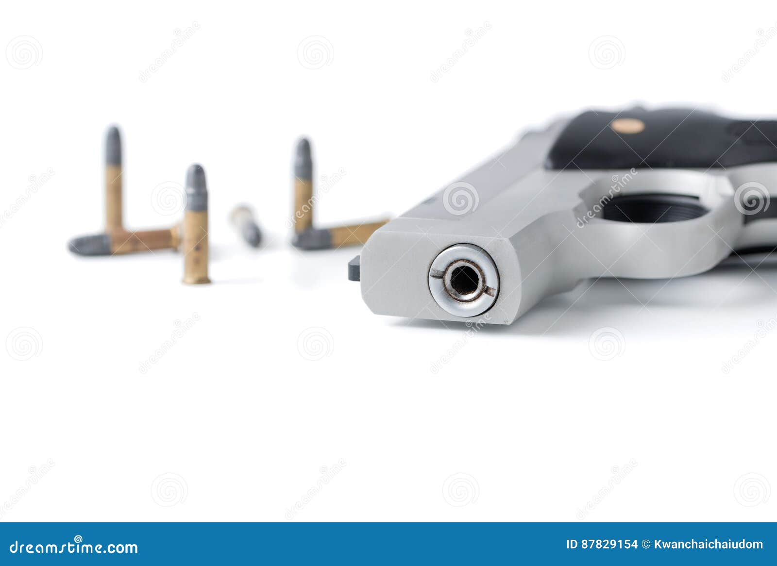 Bullet Isolated On White Background. Royalty-Free Stock Photography ...