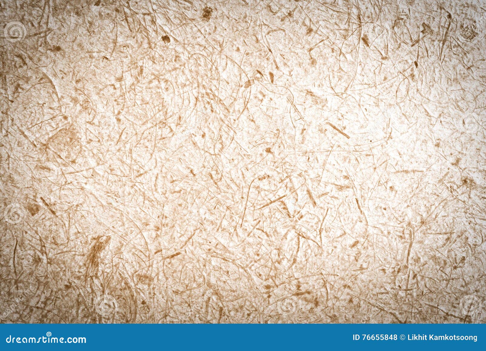 Closed Up Brown Mulberry Paper With Wood Pulp Background. Stock Photo ...