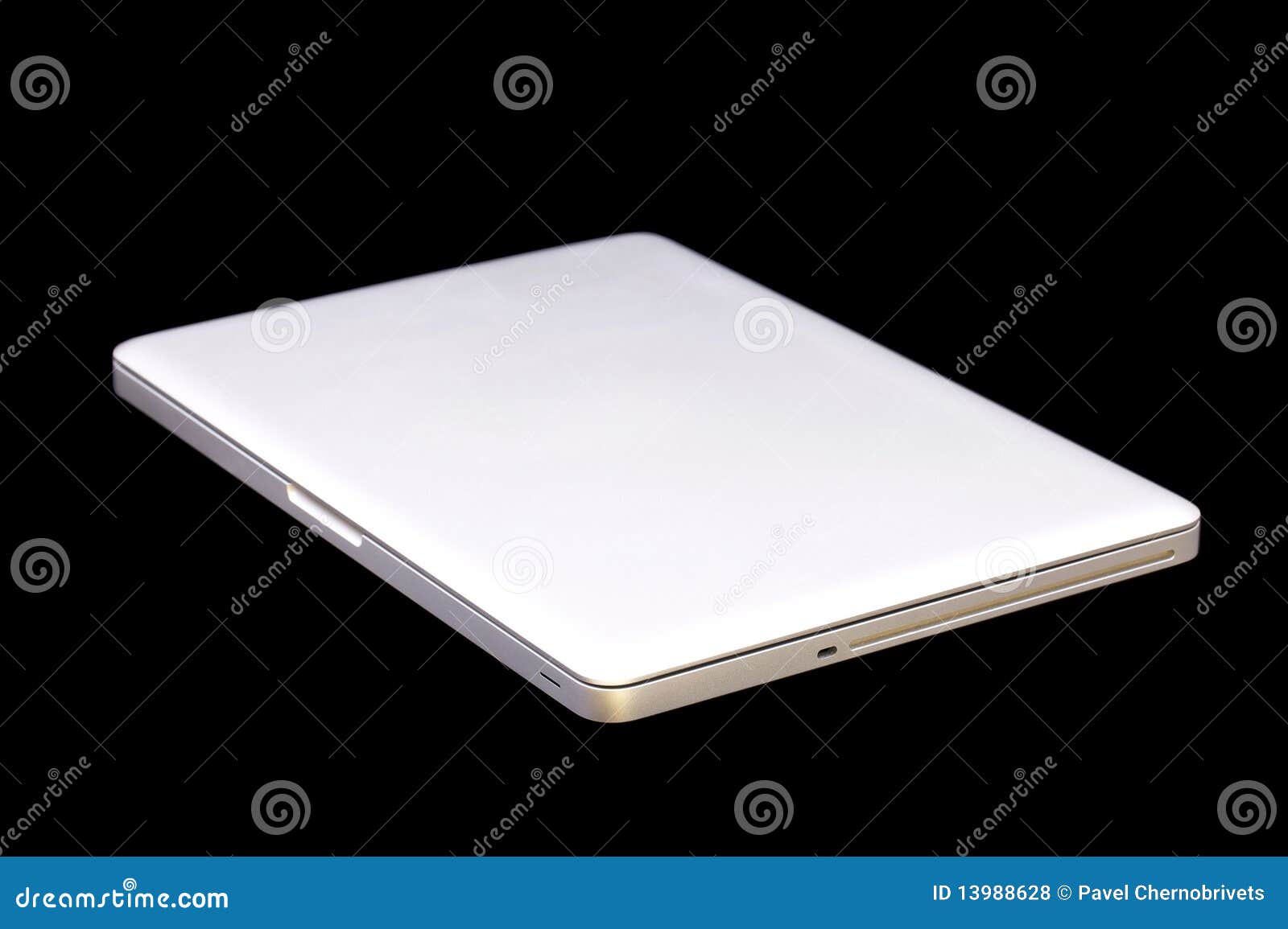 Closed-up Closed Laptop on Black Stock Photo - Image of close, screen ...