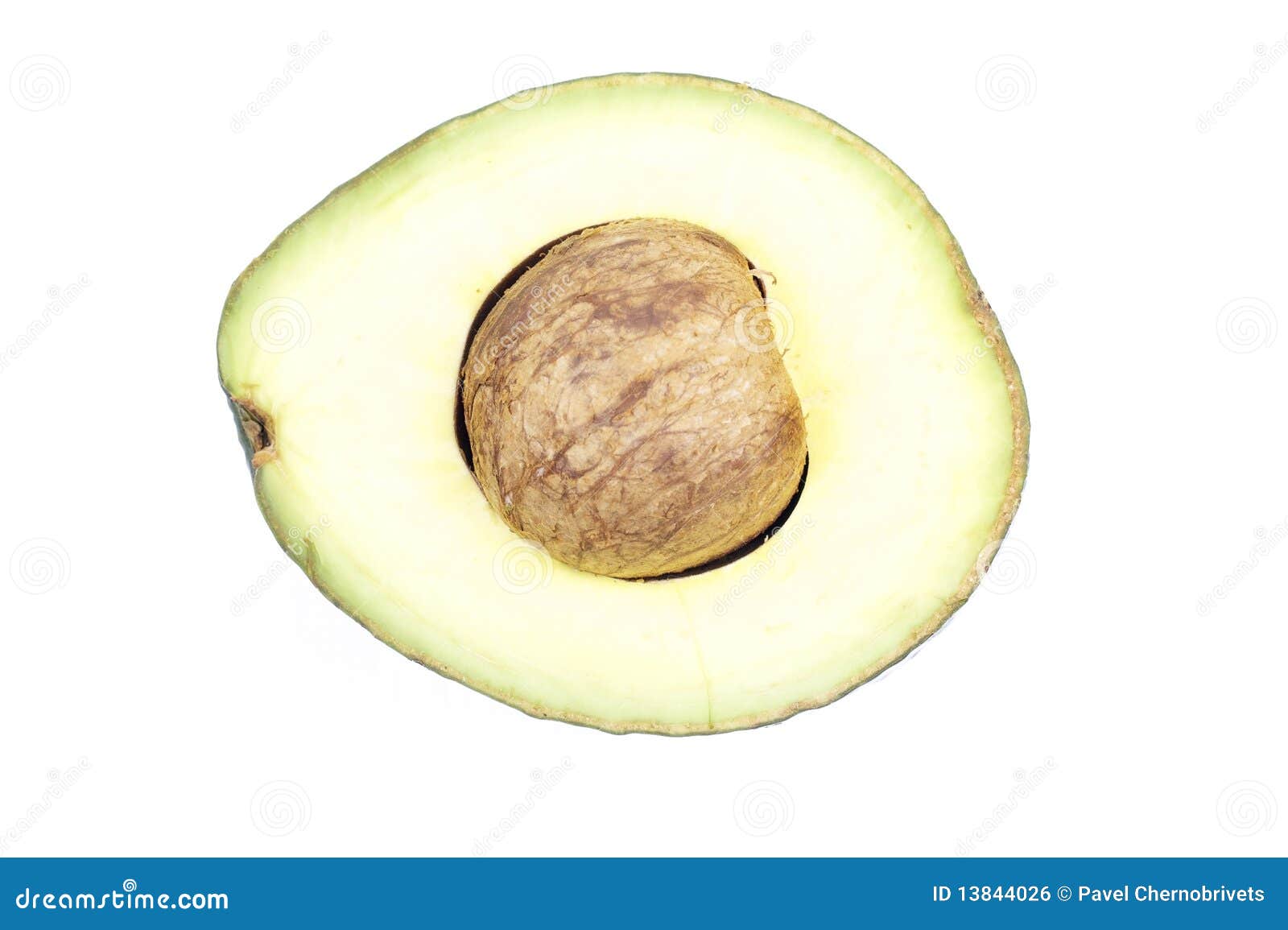 Closed-up Cutted Avocado on White Stock Photo - Image of green, closed ...