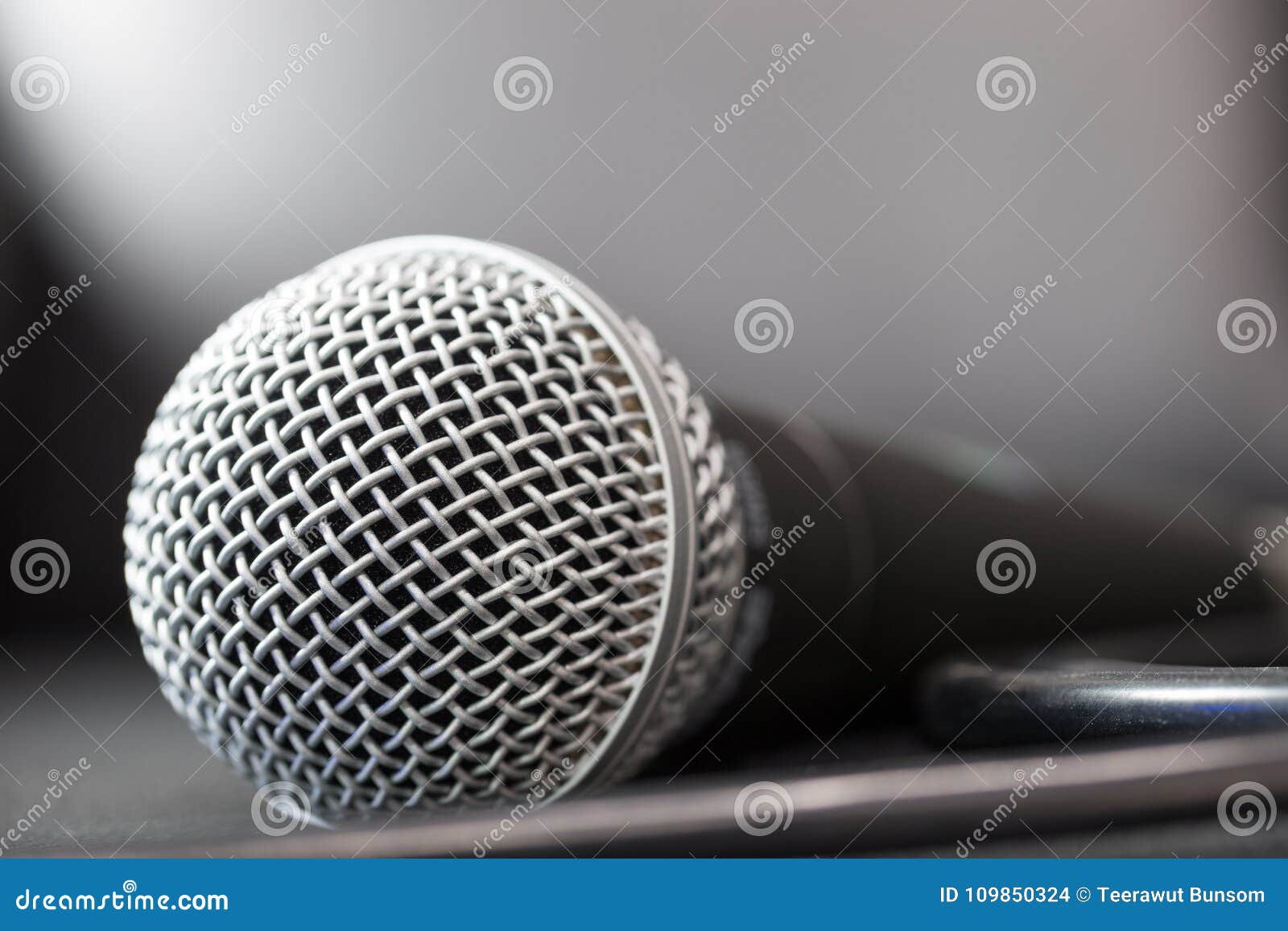 Omni Directional Microphone Stock Photo - Image of conference, message ...