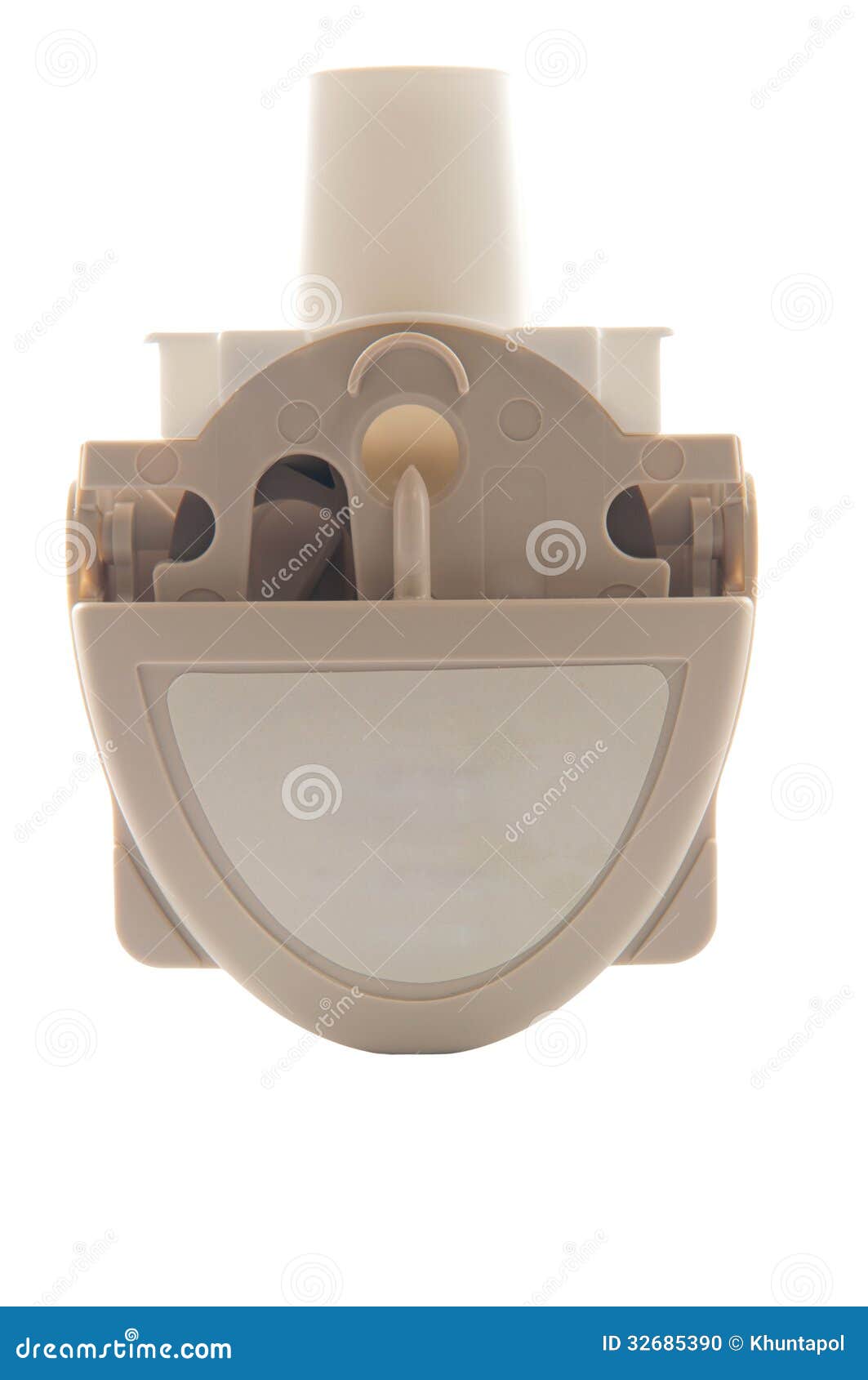 Closed Up Powder Asthma Inhaler Stock Photo - Image of isolated ...
