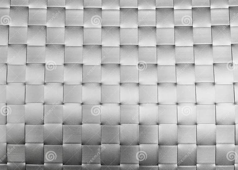 Closed Up of Silver Plastic Weaving Pattern Stock Image - Image of ...