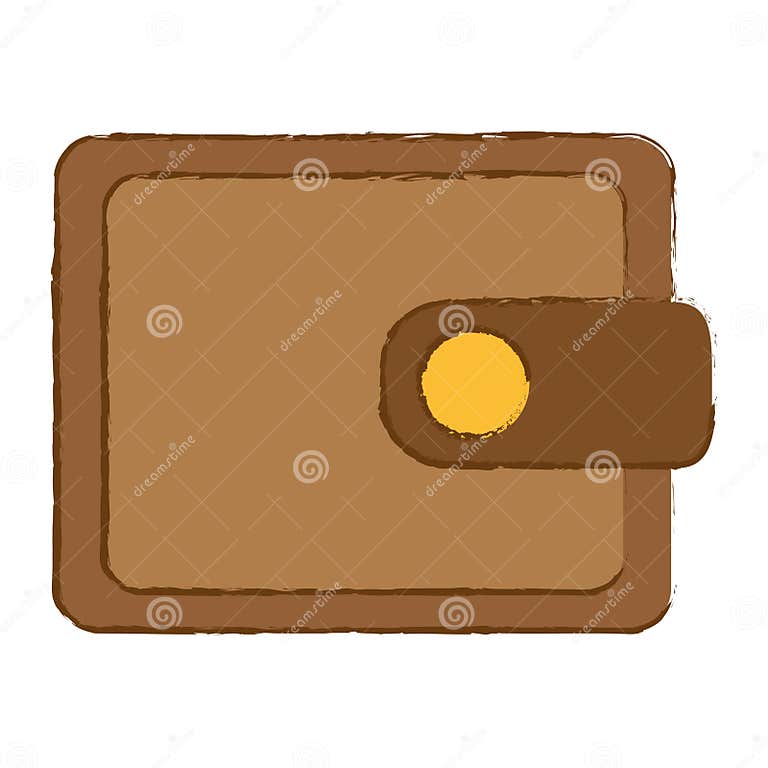 Closed wallet icon image stock vector. Illustration of payment - 83968427