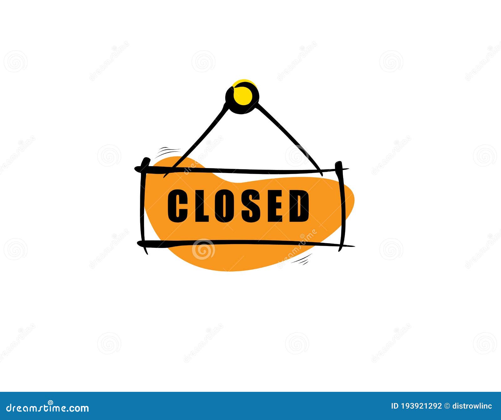 Closed on White Background in Vector Illustration Stock Vector ...