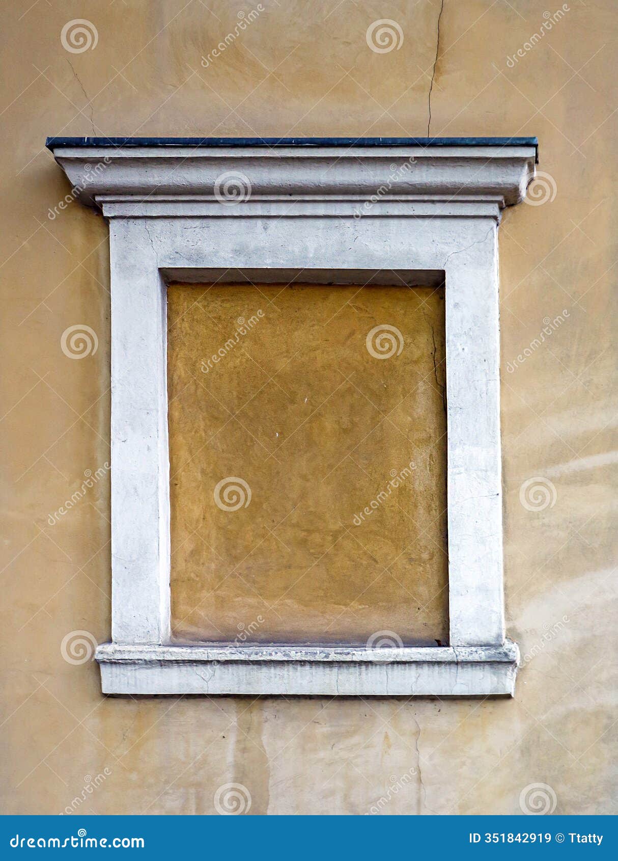 Closed window on facade stock image. Image of window - 351842919