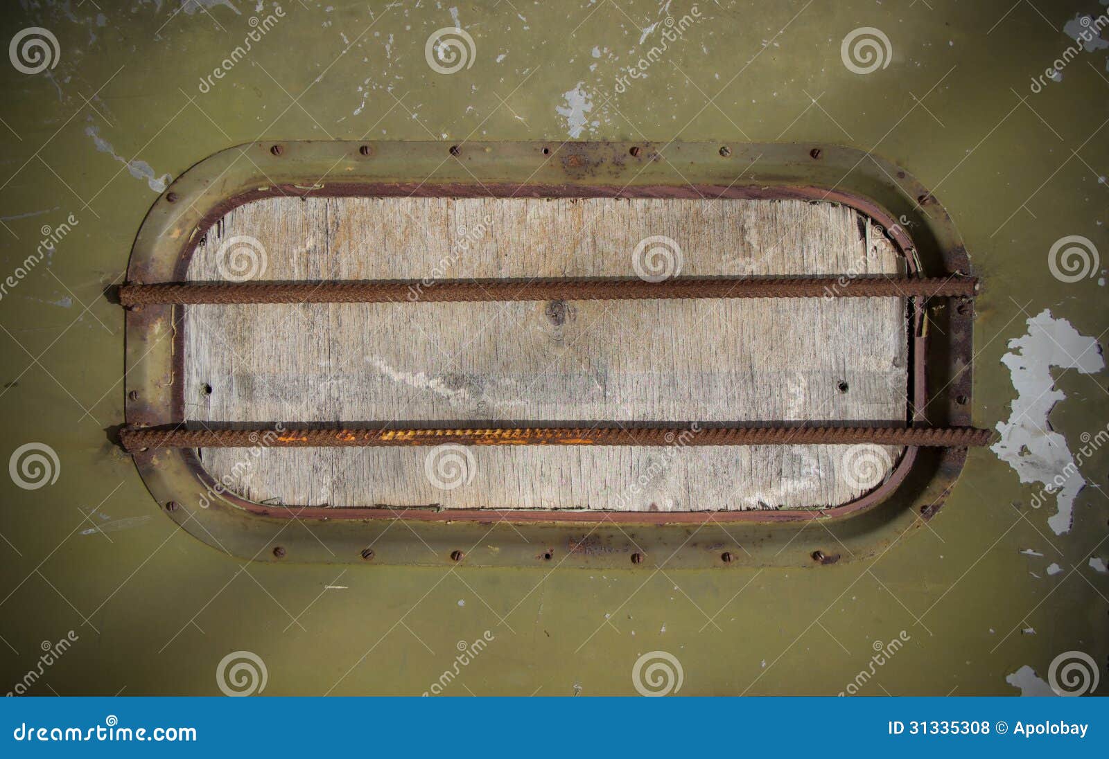 Closed Window in a Military Bunker Stock Photo - Image of heritage ...