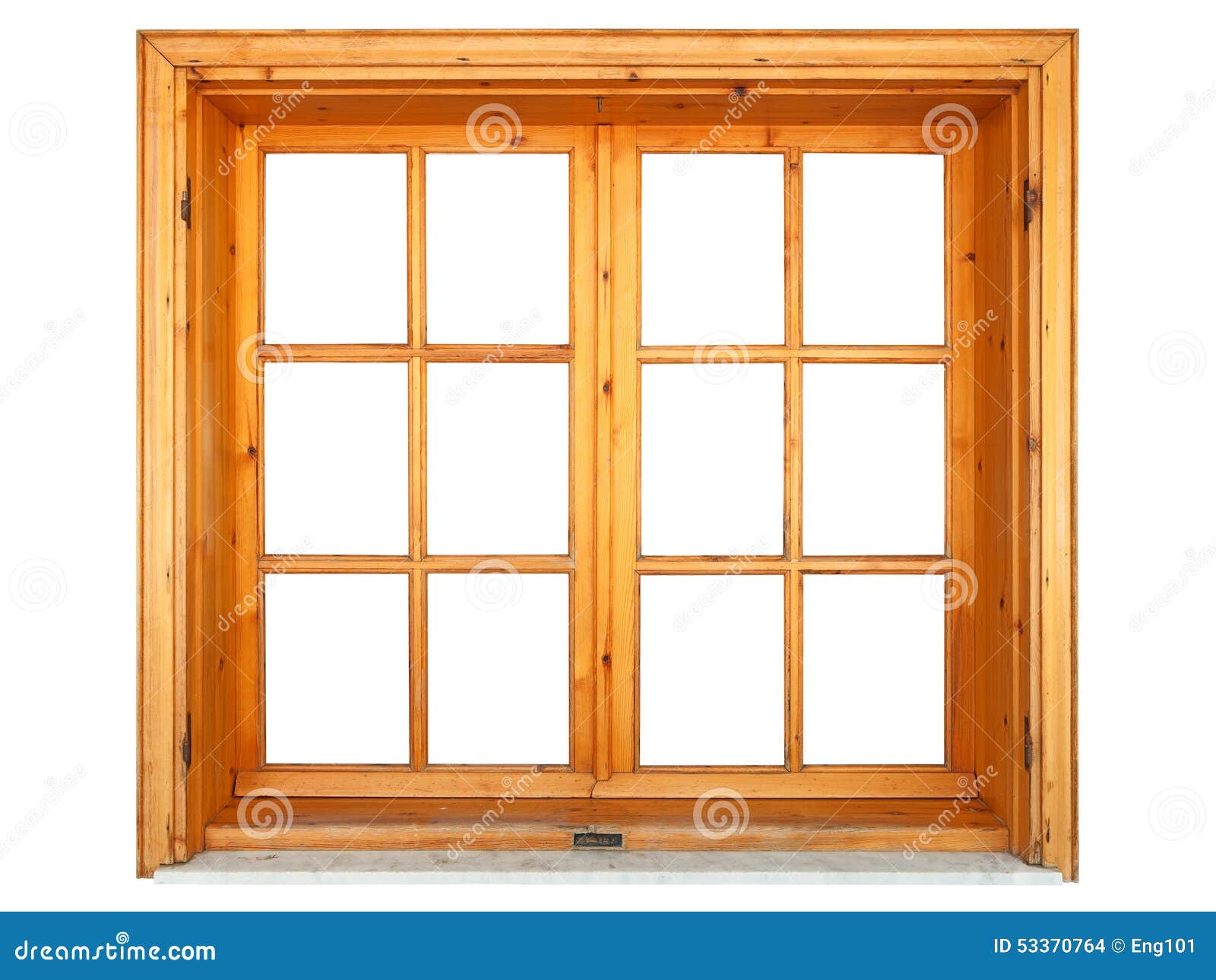 Closed wooden window stock photo. Image of niche, joint - 53370764
