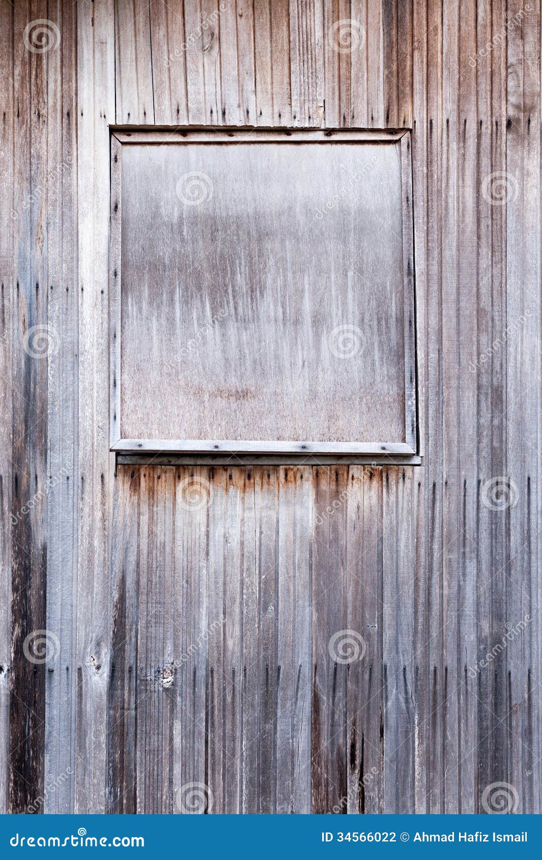 Closed Wooden Window stock photo. Image of house, frame - 34566022