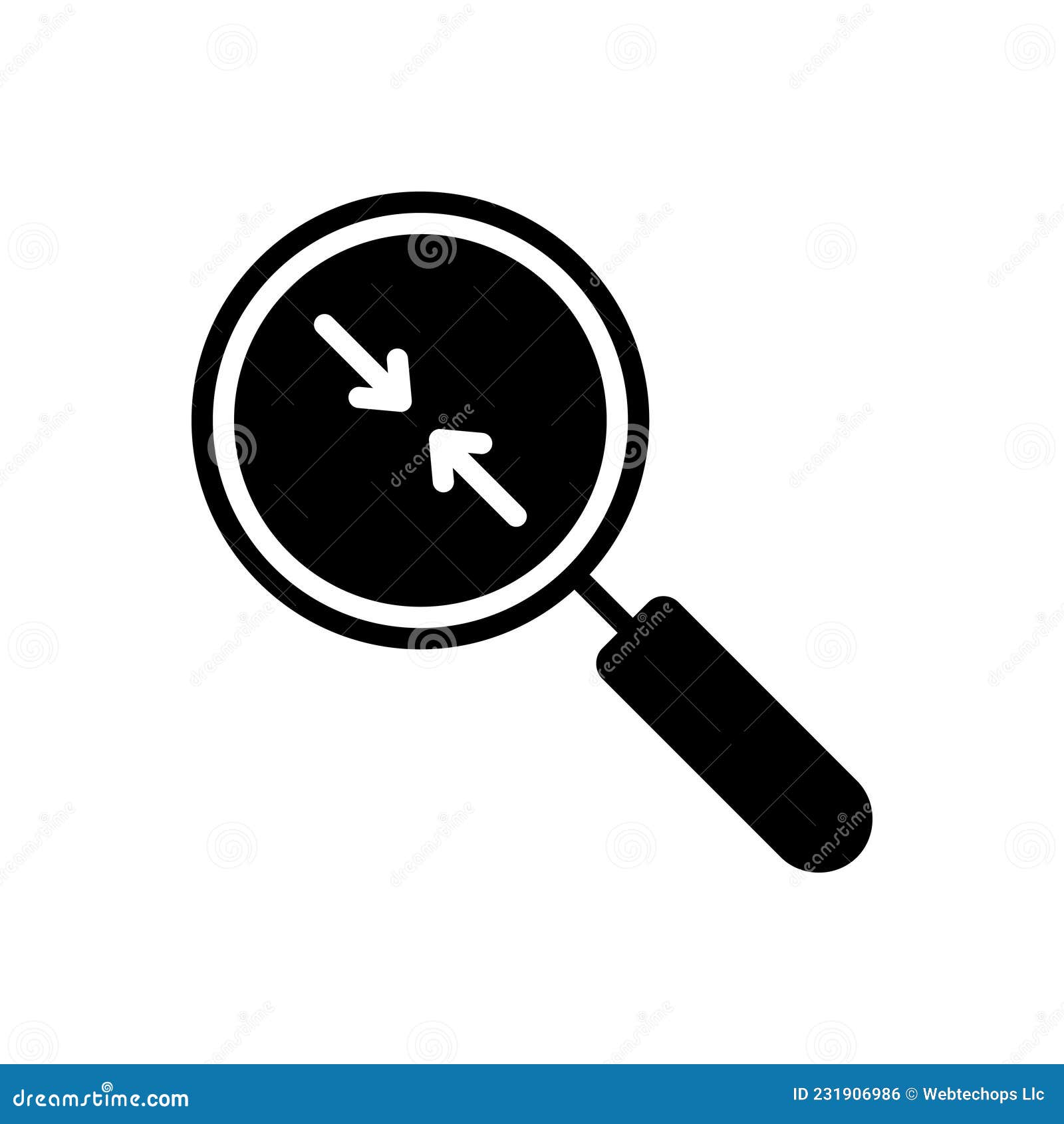 Black Solid Icon for Closer, Near and Nigh Stock Vector - Illustration ...