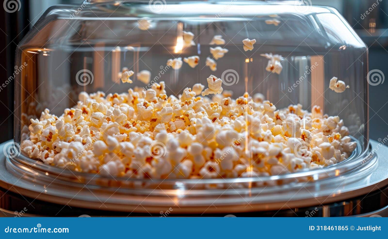 A Closer Look at the Clear Plastic Dome Showing the Kernels Inside ...