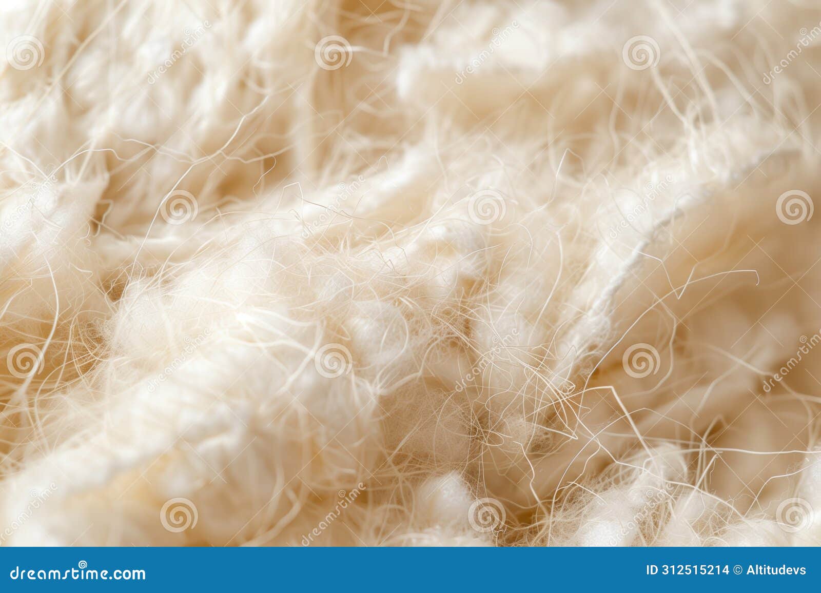 Closeshot Of Mineral Wool With Visible Fiber Structure Royalty-Free ...