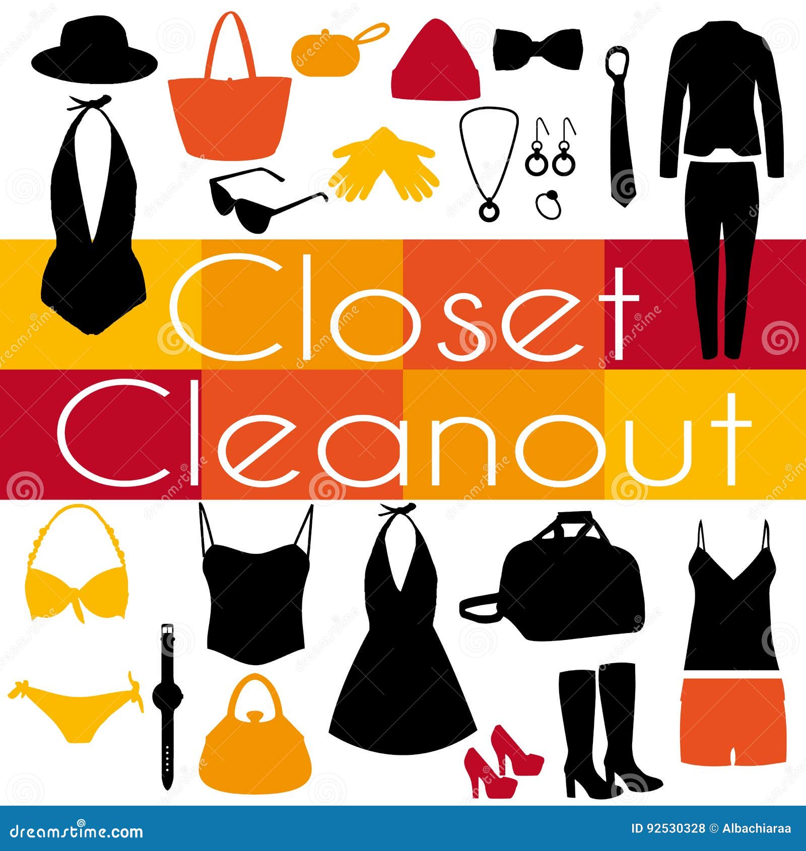 Closet Cleaning Clipart
