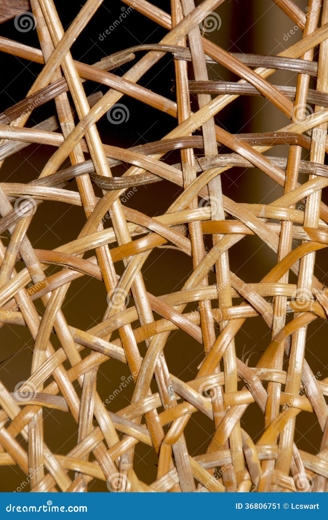 Closeup Abstract of Patterns and Wicker Weave on Chair Stock Image ...