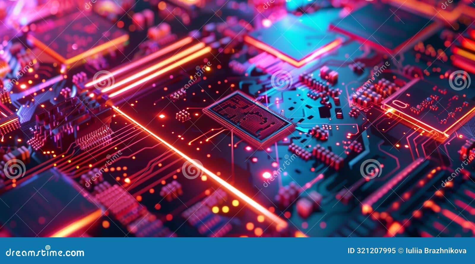 An Advanced Computer Screen Displaying Stock Market Charts In A ...