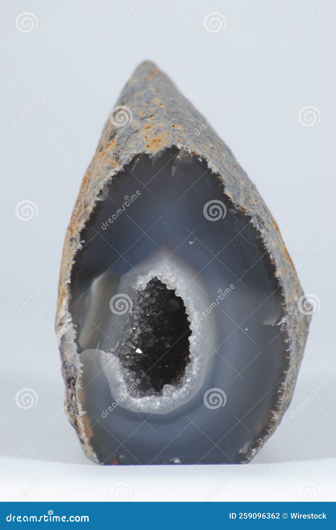 Closeup of an Amazing Geode Agata Stone Stock Photo - Image of closeup ...