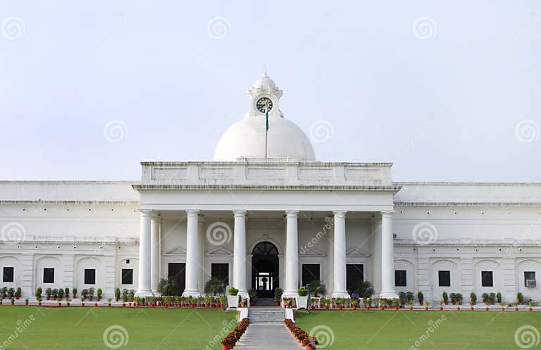 Closeup of Ancient Administrative Building of IIT Roorkee Stock Image ...