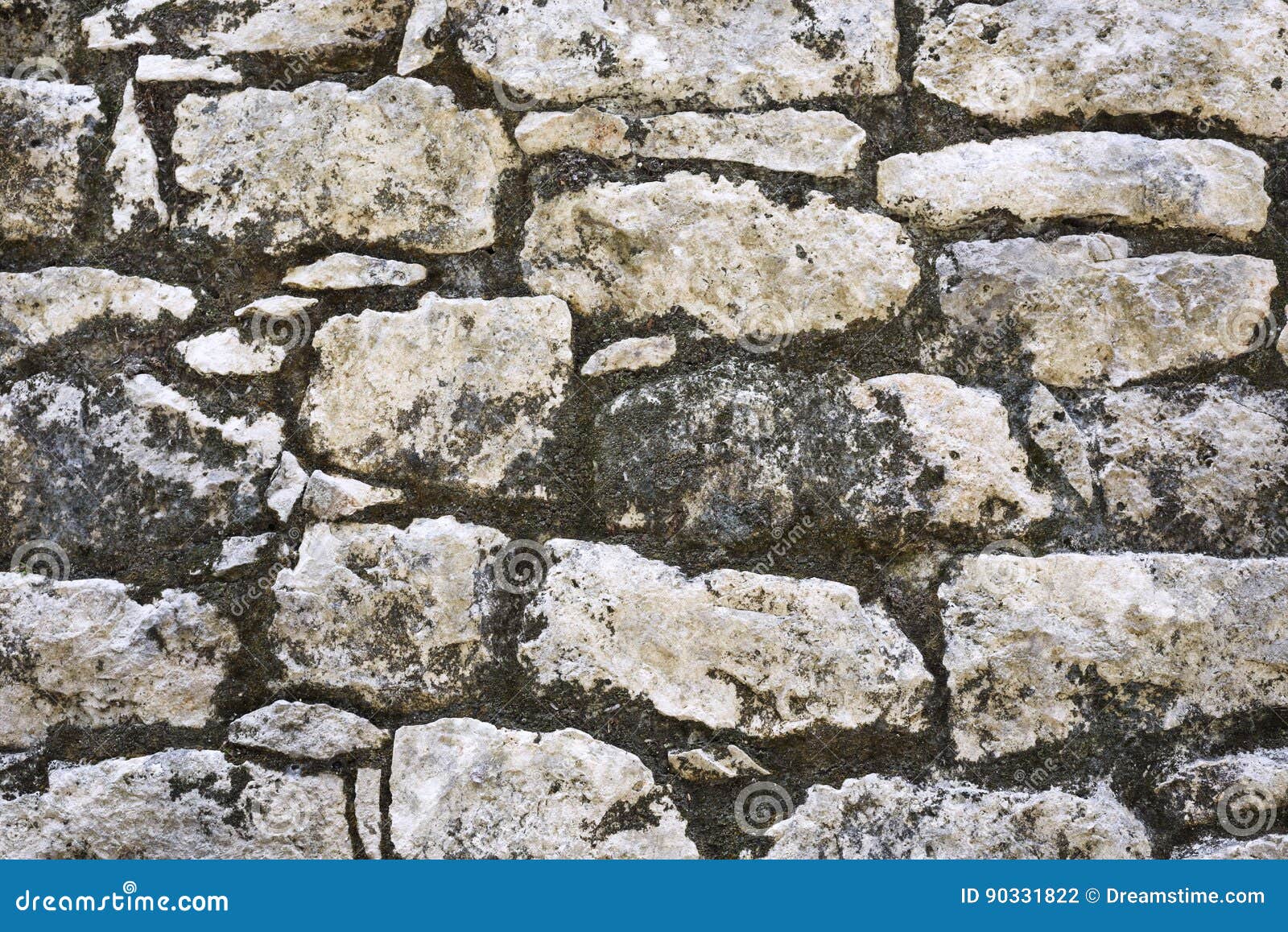 Closeup of Ancient Stone Wall Texture of Mayan Coba Ruins, Mexico Stock ...