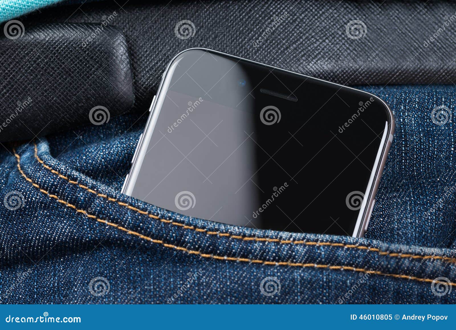Closeup of Apple IPhone 6 in Pocket Editorial Image - Image of ...