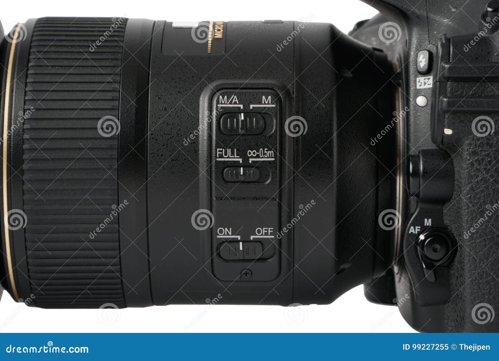 Function Switches on a Dslr Camera Stock Image - Image of range, modern ...