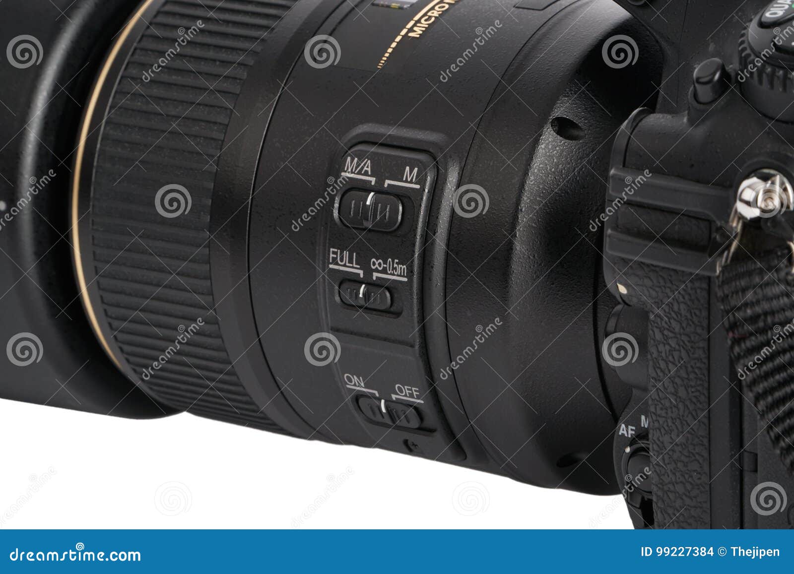 Function Switches on a Dslr Camera Stock Photo - Image of isolated ...
