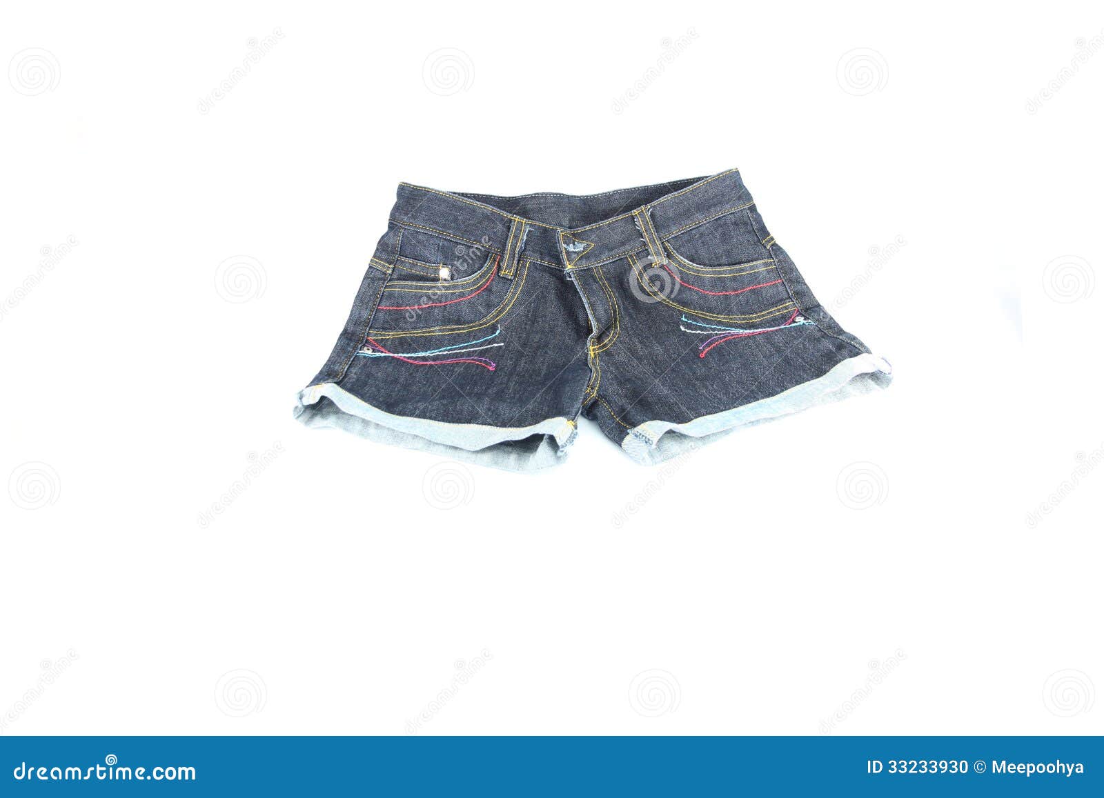 Closeup Back Jeans Shorts Stock Photos - Download 335 Royalty Free Photos