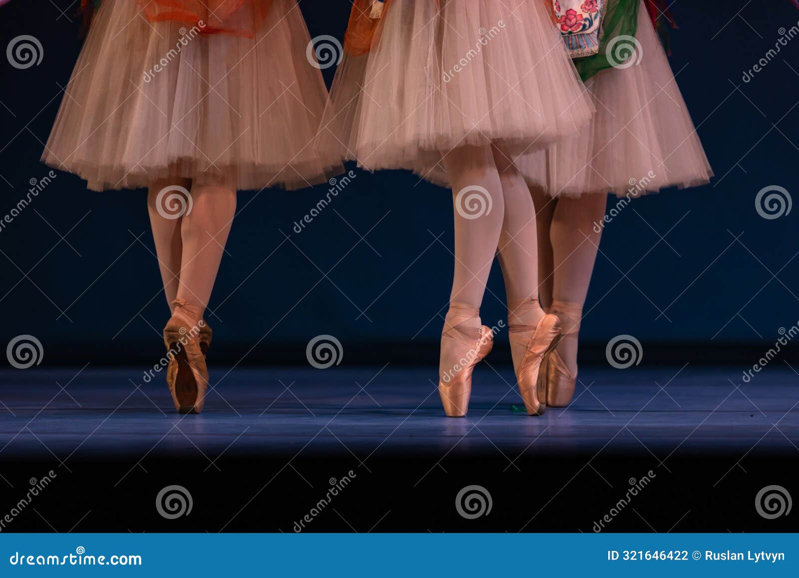 Closeup of Ballerinas Dancing on Stage Stock Photo - Image of elegant, choreography: 321646422